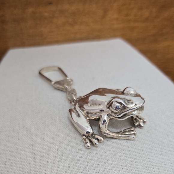 Accessories | Israel Sterling Silver Tree Frog Key Holder | Poshmark